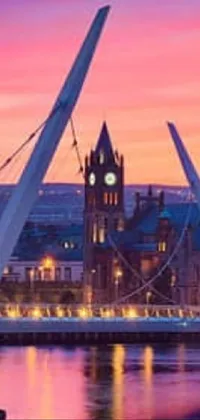 Water Sky Building Live Wallpaper - free download