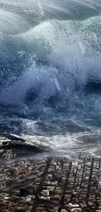 Mega Tsunami Wallpaper