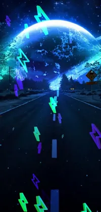 World Light Blue Live Wallpaper - free download