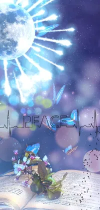 World Light Blue Live Wallpaper - free download