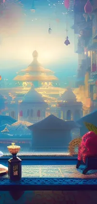 World Light Blue Live Wallpaper - free download