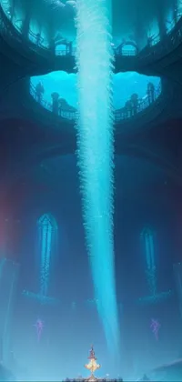 World Light Blue Live Wallpaper - free download