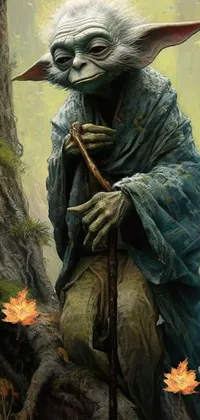 Yoda Art Plant Live Wallpaper - free download