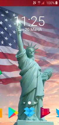 American-Flag Live Wallpaper: Loyalty Personified! - free download