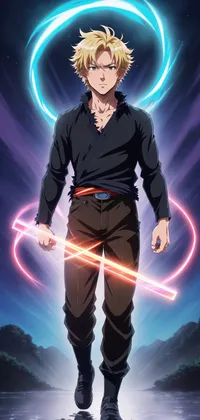 Light Human Flash Photography Live Wallpaper - free download